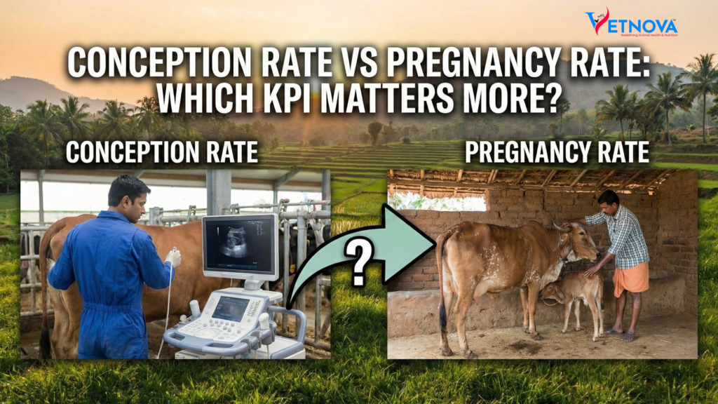 Pregnancy Rate vs Conception Rate in Dairy Cows